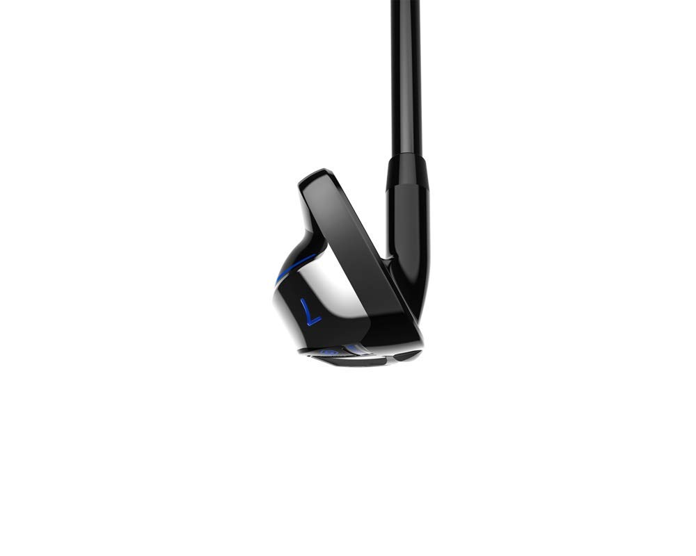 Cobra Golf 2021 T-Rail 2.0 Iron Combo Set (Men's, Right Hand, Graphite, Reg Flex, 4H, 5-PW), Black-Silver pvd Blue