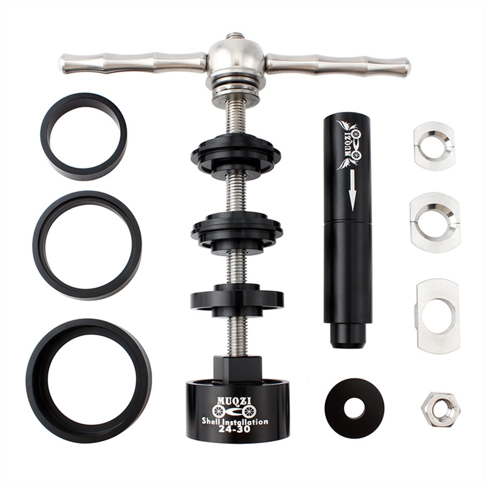 Ebike Accessories Bicycle Bottom Bracket Install And Removal Tool Axle Disassembly For BB86/30/92/PF30 Mountain Bike Road Fixed Gear for Electric Scooters and E-Bike ( Color : Professional version )