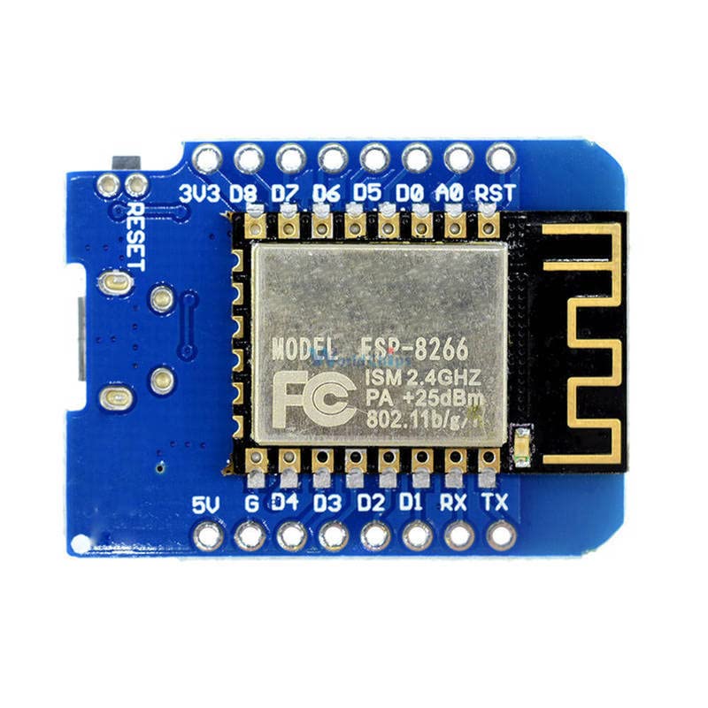 ESP8266 ESP-12 ESP-12F CH340G CH340 V2 USB for WeMos D1 Mini WiFi Development Board D1 Mini NodeMCU IOT Board 3.3V with Pins
