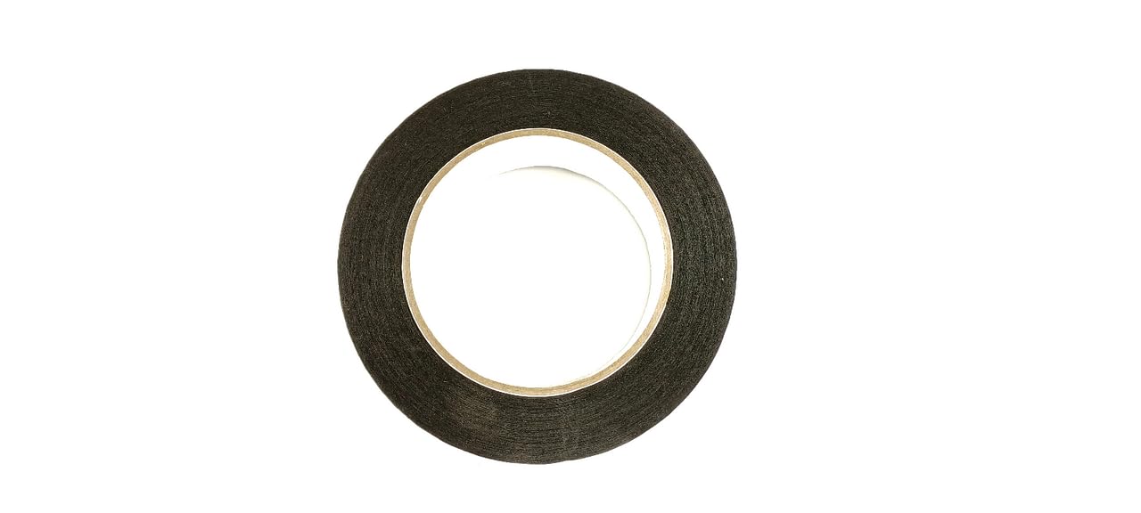 Case - 24 Rolls Marcy No Residue Black Masking Tape 1.5" x 60 yds (36mm x 180')