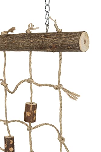 Trixie Natural Living Rope Climbing Wall, 27 x 24 cm