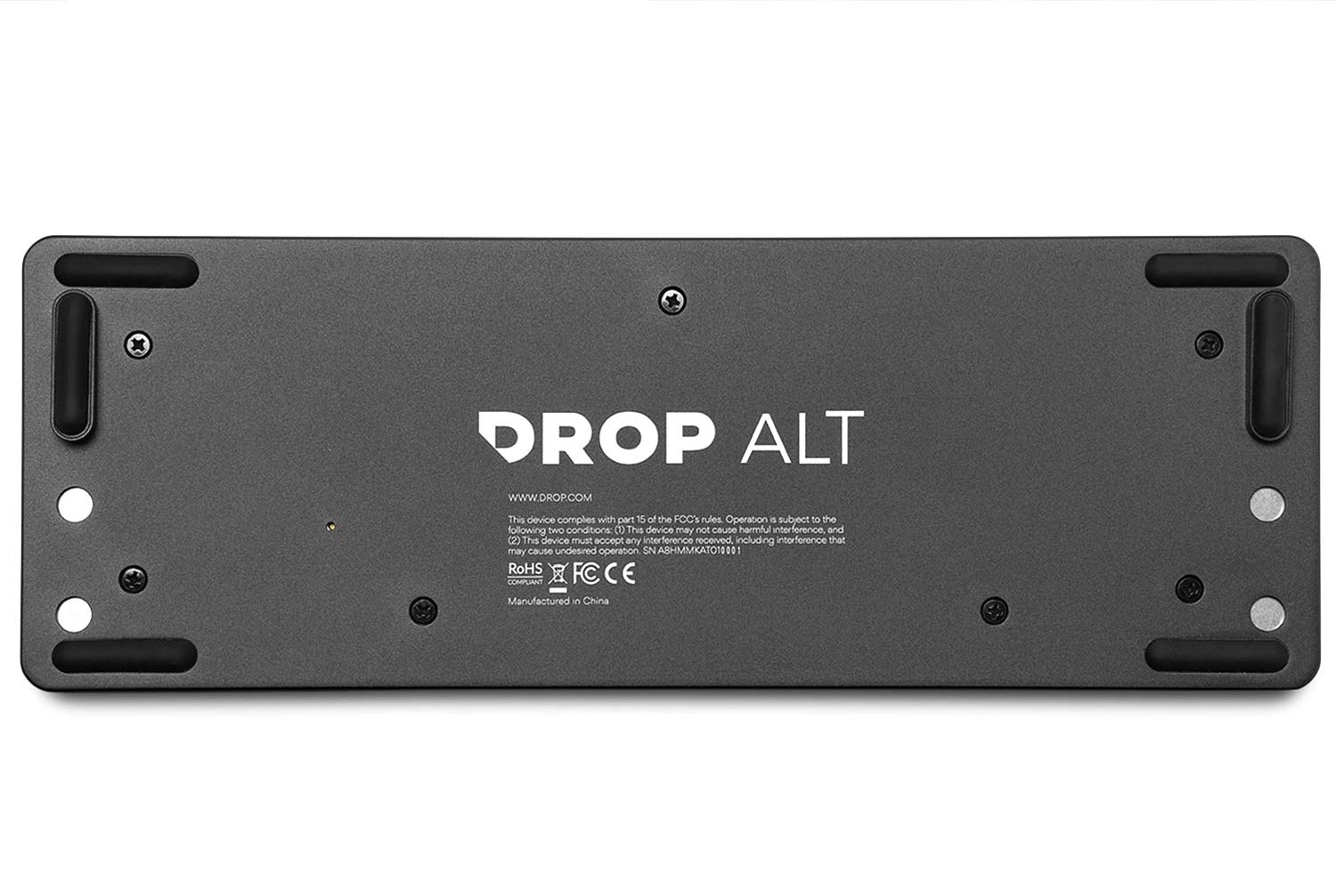 Drop ALT Mechanical Keyboard — 65% (67 Key) Gaming Keyboard, Hot-Swap Switches, Programmable Macros, RGB LED Backlighting, USB-C, Doubleshot PBT, Aluminum Frame (Kaihua Box White, Black)