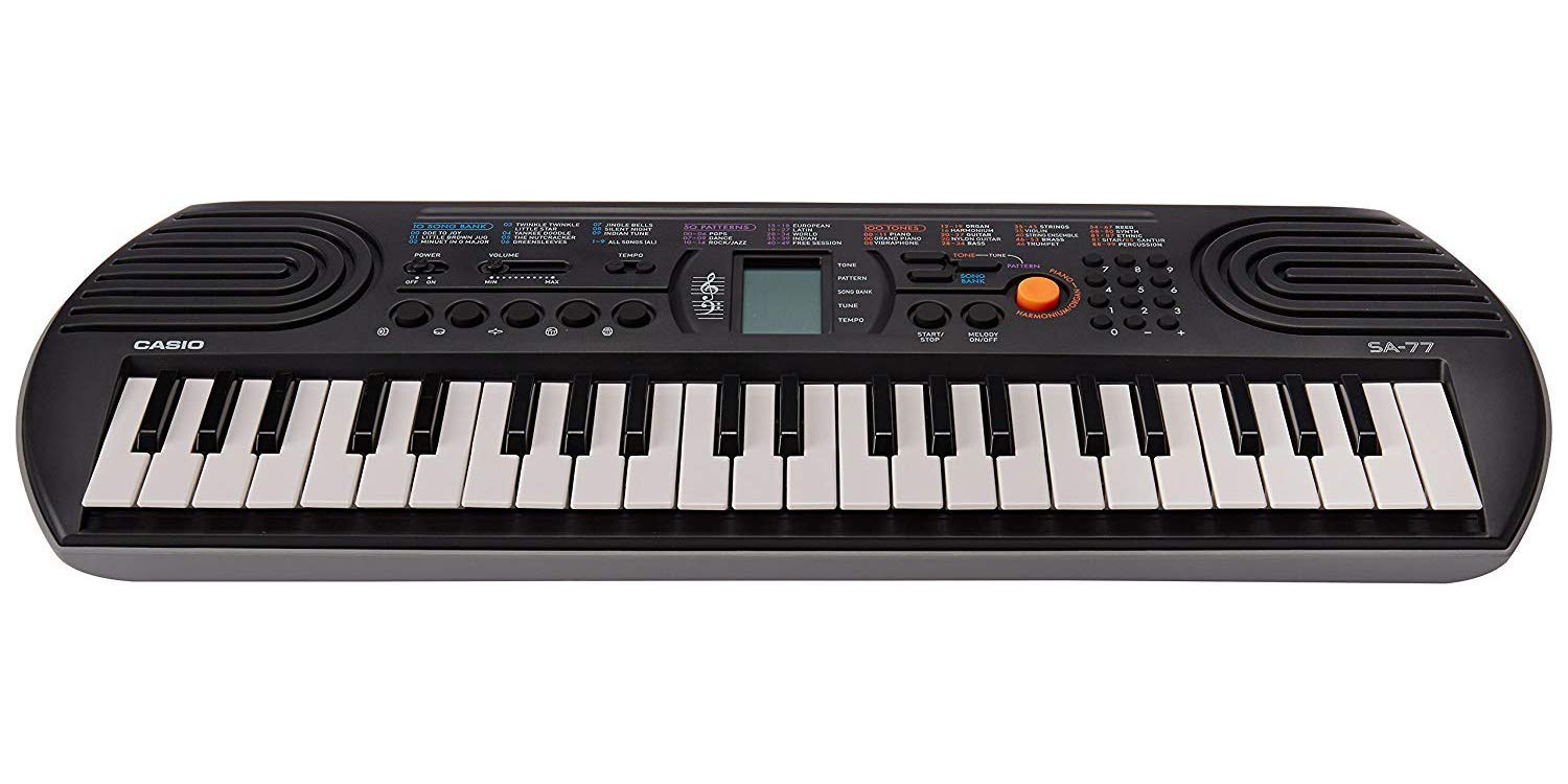 Casio 44 Key SA-77 44 Key Mini Personal Keyboard, 44 Key ( (Renewed)