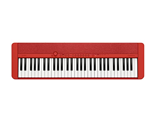Casio Casiotone CT-S1RD 61-Key Portable Keyboard (Red)
