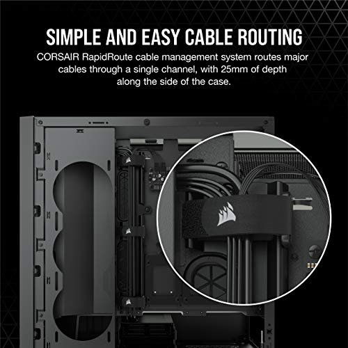 Corsair 5000D Tempered Glass Mid-Tower ATX PC Case - Black