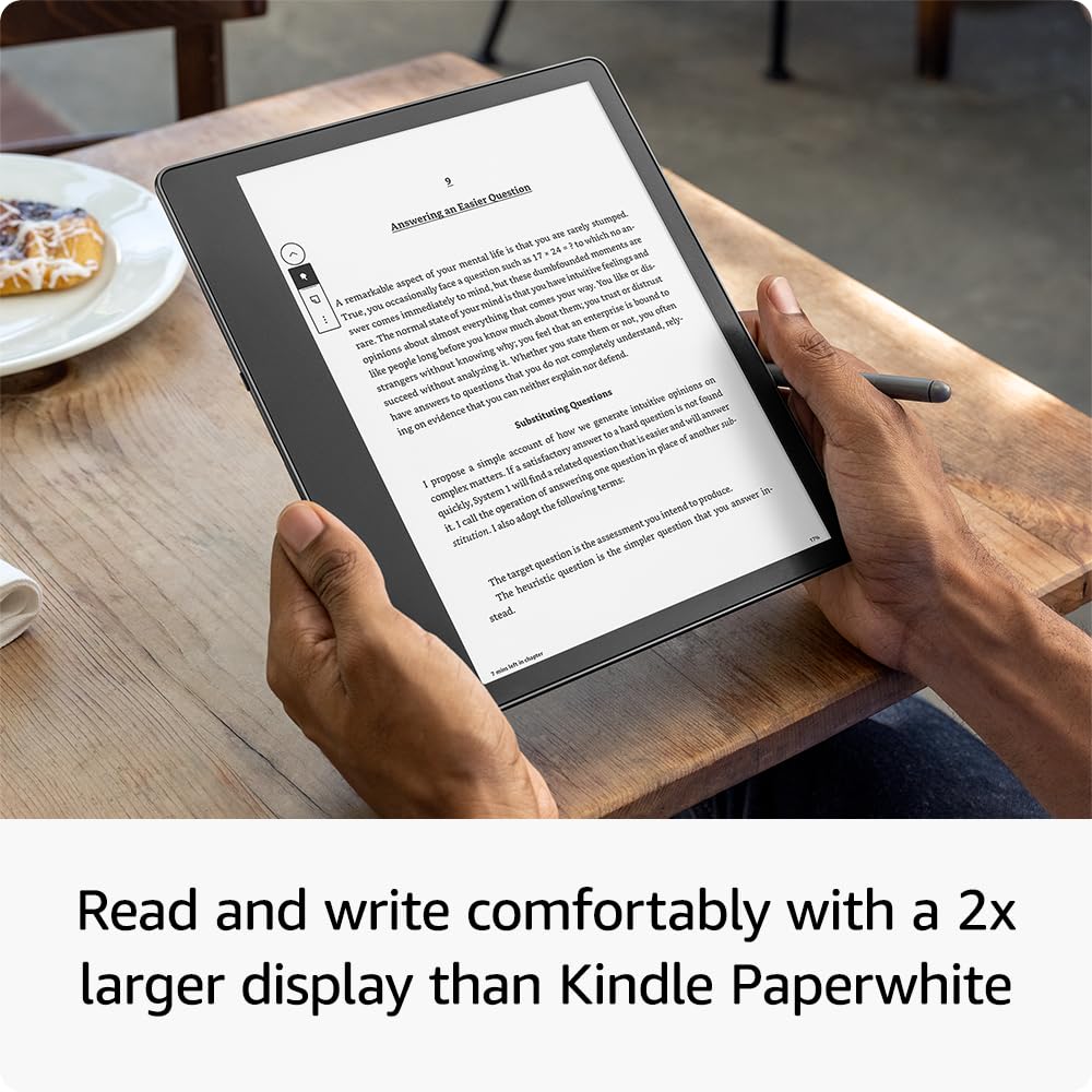 Certified Refurbished Kindle Scribe (16 GB) the first Kindle for reading, writing, journaling and sketching - with a 10.2” 300 ppi Paperwhite display, includes Basic Pen