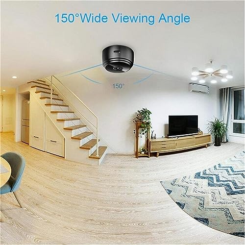 Gosuguu Mini 1080P HD Camera Wireless WiFi for Home - Security Cam Night Vision Motion Detects with 360Β° Adjust Snake Tube,Built-in 320mA Battery,Support 2.4GHZ WiFi