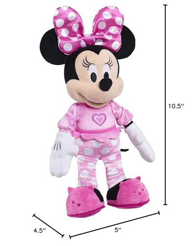 Minnie Mouse Happy Helpers Singing Plush, Officially Licensed Kids Toys for Ages 3 Up by Just Play