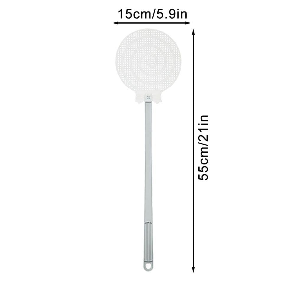 GINTBN 5Pcs Fly Swatter, 21 * 5.9in Long Handle Plastic Flyswatter, Vibrant Colorful Lollipop Shape Fly Swatters, Fly Swatter for Indoor and Outdoor