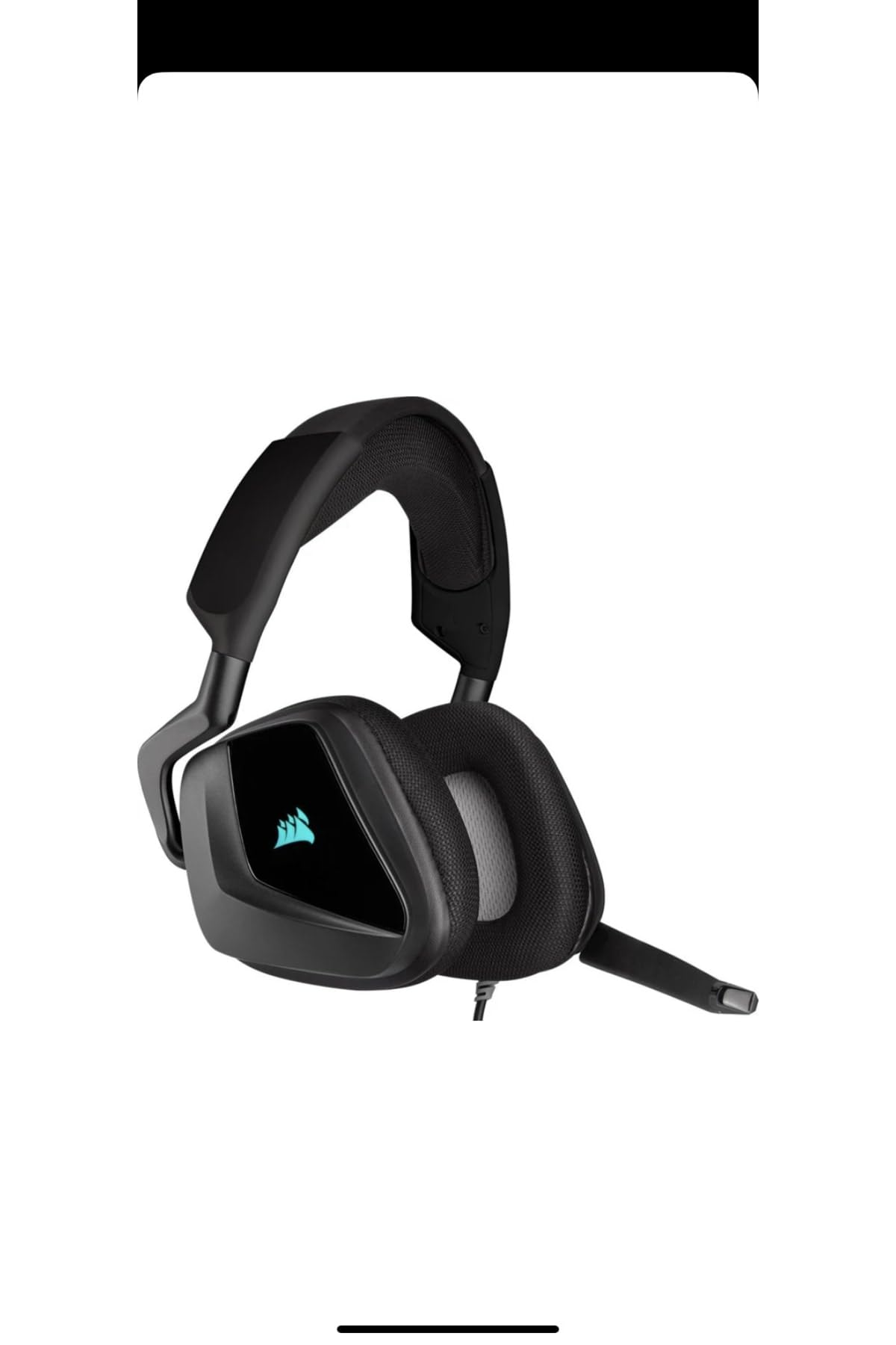 Corsair Void RGB Elite USB Premium Gaming Headset with 7.1 Surround Sound, Carbon