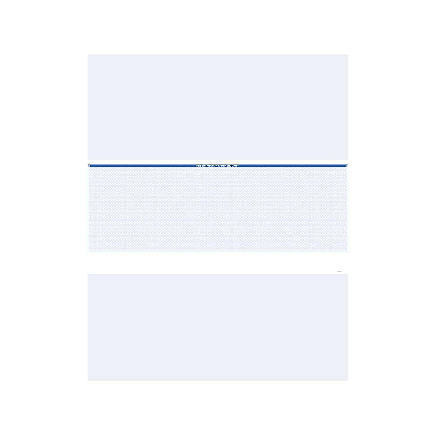Cosco® Business Checks, 8-1/2" x 11", Middle Check, 500 Count (074024)