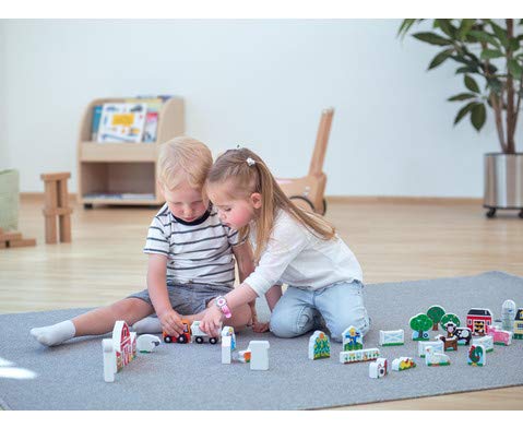 Melissa & Doug Wooden Farm and Tractor Play Set (33 pcs)