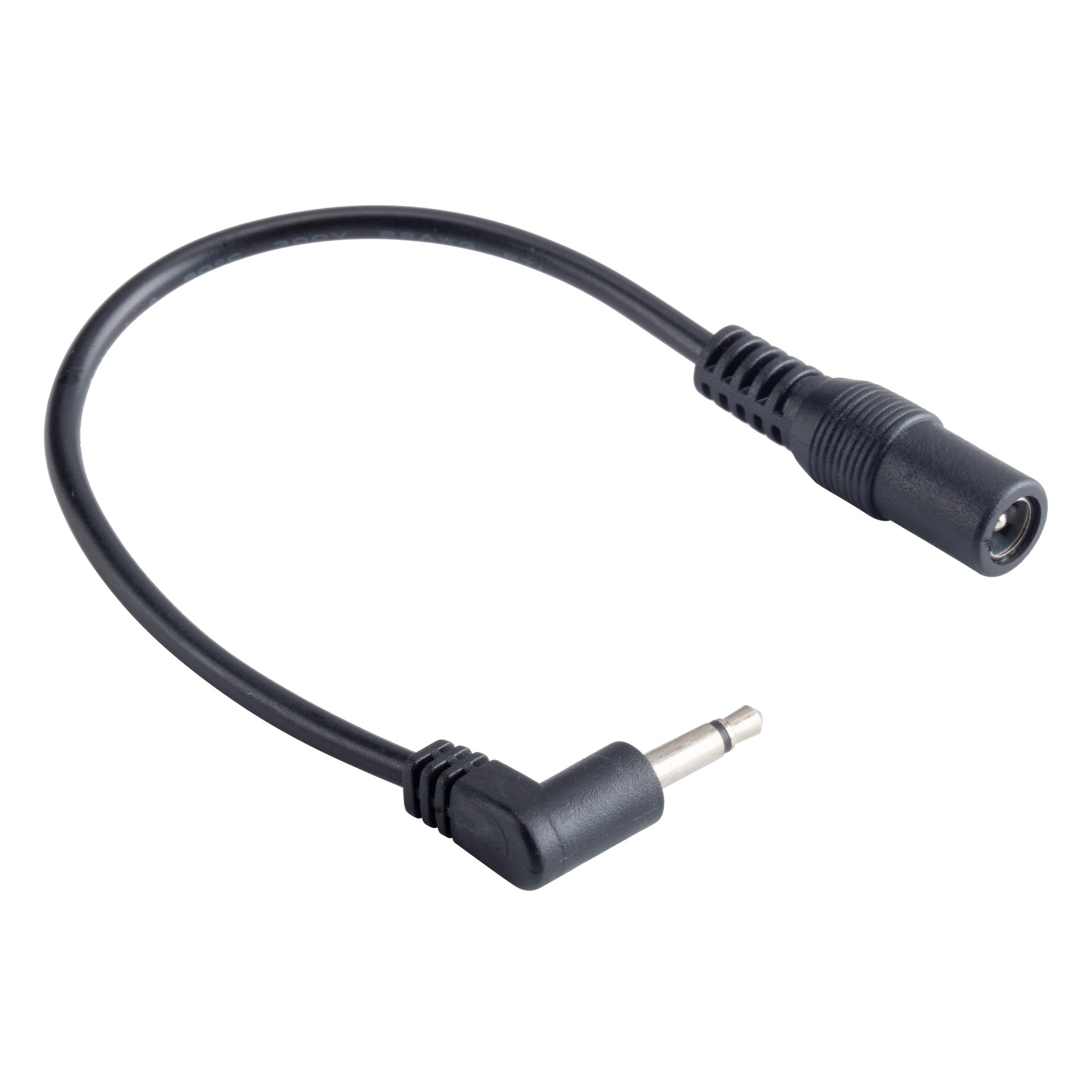 myfole 5.5mm (2.1mm) to 3.5mm (1/8") Power Supply Converter Cable DC Line Positive Tip Compatible with Electro Harmonix EH DOD Guitar Pedals