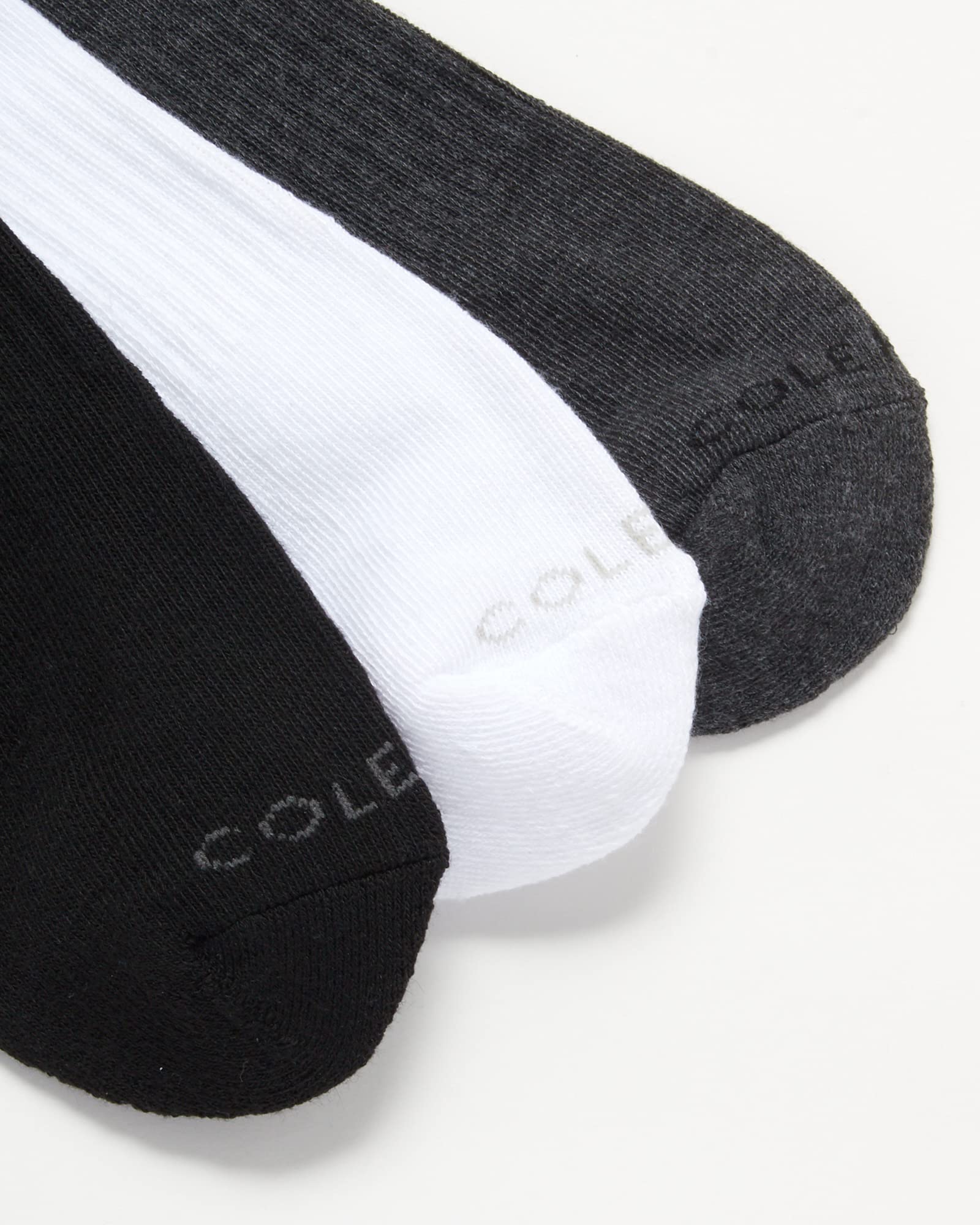 Cole Haan Men's Athletic Socks - Performance Cushion Crew Socks (6 Pack, 12 Pack), Size 7-12, Assorted (12 Pack)