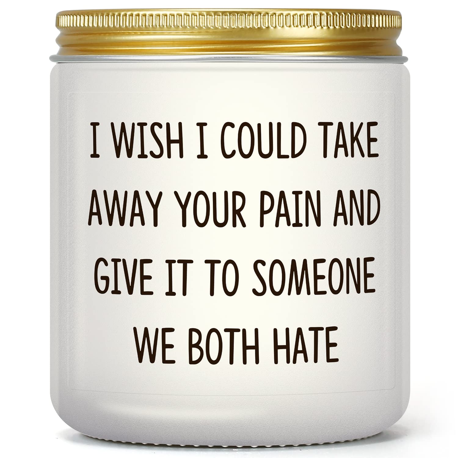 Get Well Soon Gifts for Women Men, Funny Get Well Gifts for Her Him, After Surgery Present, Feel Better Gifts for Mom Sick Friends, Grieving, Divorce, Sorry for Your Loss Gift, Take Your Pain Candle