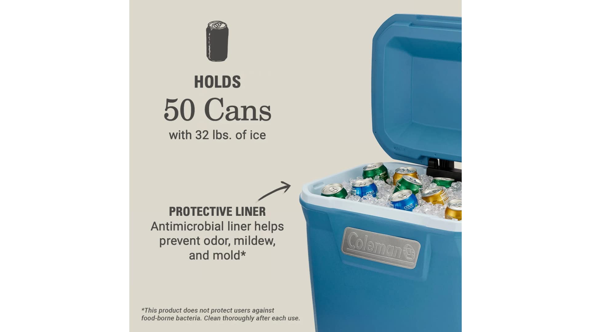 Coleman ATL Cooler 65QT WHL 5861 Dusk/WE/Dusk C1
