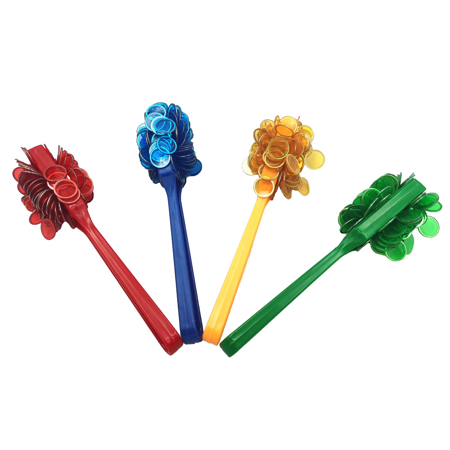 SEETOOOGAMES Magnetic Wand Bingo Chip Set - 400 Metal Chips with 4 Pack Magnetic Wands for Classroom, Science Learning, Counting, Family Game Night Activities