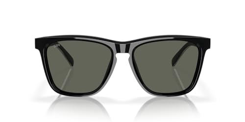 Costa Del Mar May 6S2009 200901 57MM 11 Shiny Black/Blue Mirror 580G Glass Polarized Rectangular Sunglasses for Women + BUNDLE with Designer iWear Eyewear Kit
