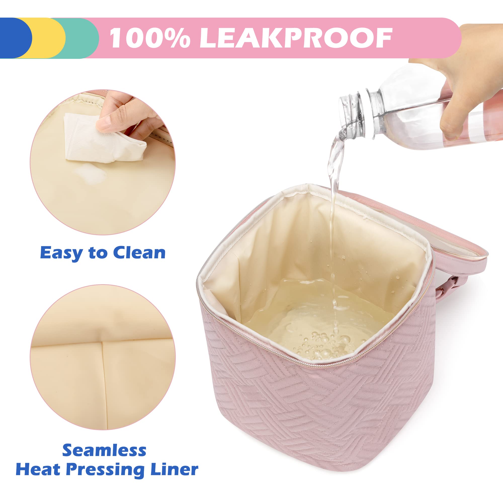 Fasrom Wearable Breast Pump Bag Bundle with Insulated Baby Bottle Cooler Bag with Ice Pack Fits 4 Large Baby Bottles up to 9 Ounce