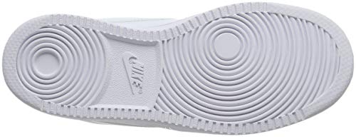 NIKE Women's Basketball Shoes, White White White 100, 8