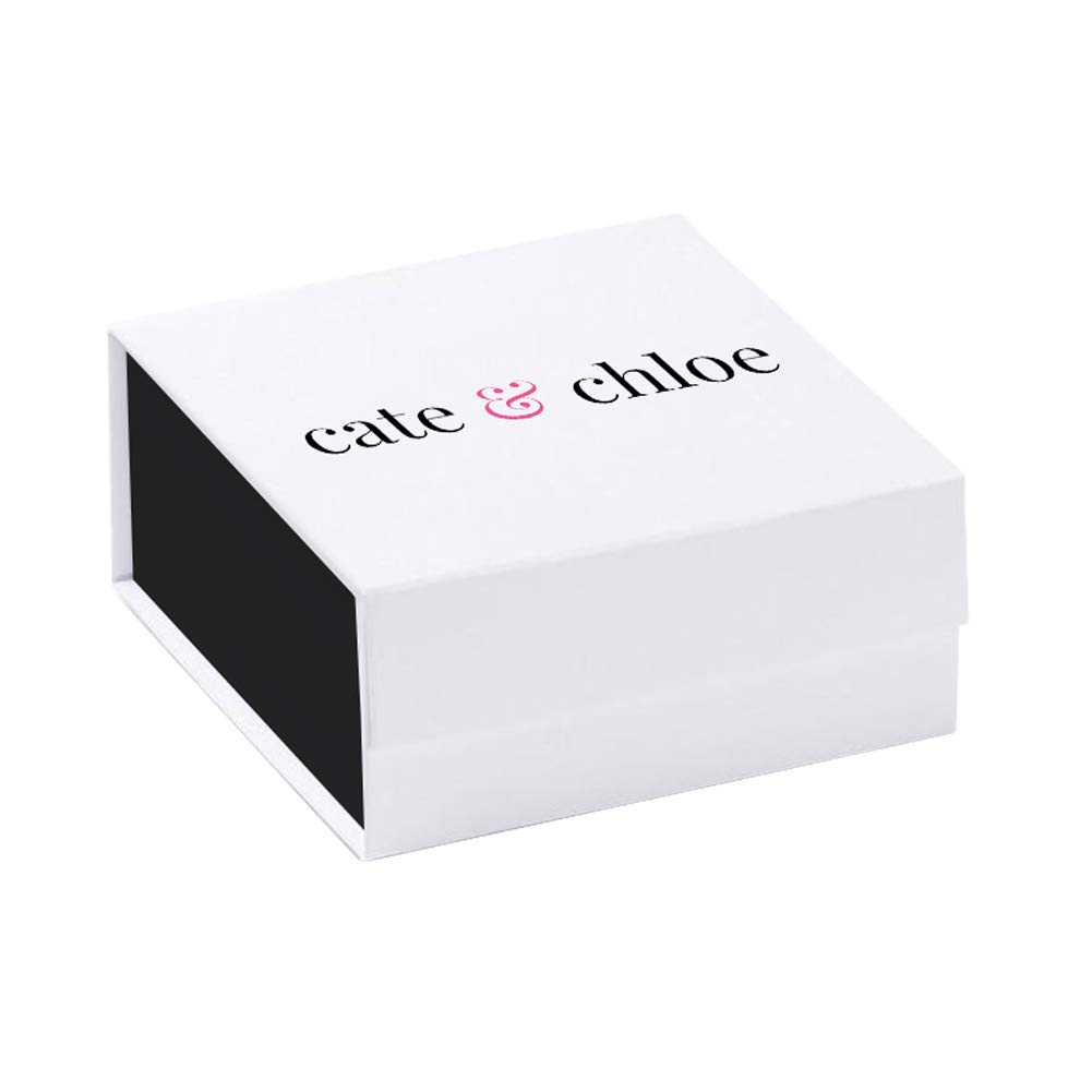 Cate & Chloe Celeste Glory 18k White Gold Ring, Engagement Ring, Wedding Ring, Promise Ring, Silver Ring, Crystal Ring, White Gold Jewelry, Gemstone Ring (8)