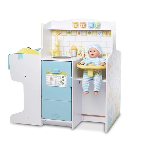 Melissa & Doug Mine to Love Baby Care Activity Center for Dolls - Kitchen, Nursery, Bathing-Changing - Pretend Play Baby Doll Accesories And Activity Center Play Set