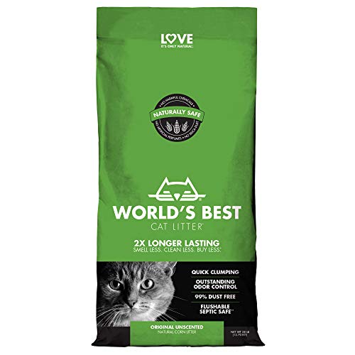 World's Best Cat Litter, Clumping Litter Formula, 28-Pounds