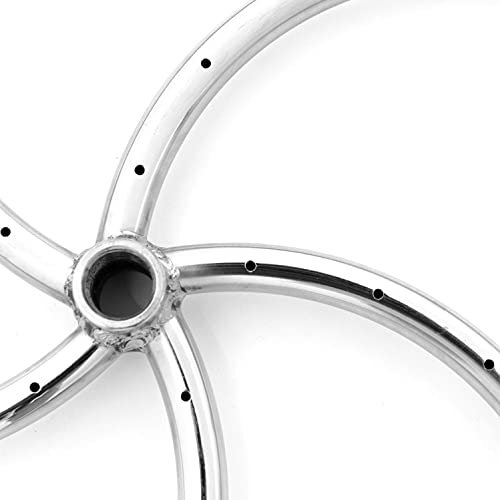 Firenado 18-Inch Natural Gas Spiral Ring Burner - Stainless Steel