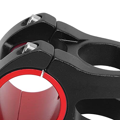 Dilwe Mountain Bike Stem, Aluminum Alloy 31.8/35mm Bike Stem Short Handlebar Stem Cycling Accessory(Black)