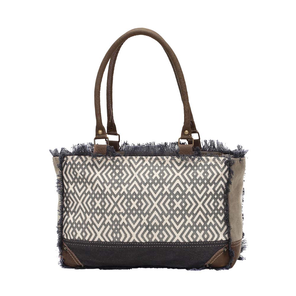 Myra Bag X-Design Upcycled Canvas Handbag S-1044