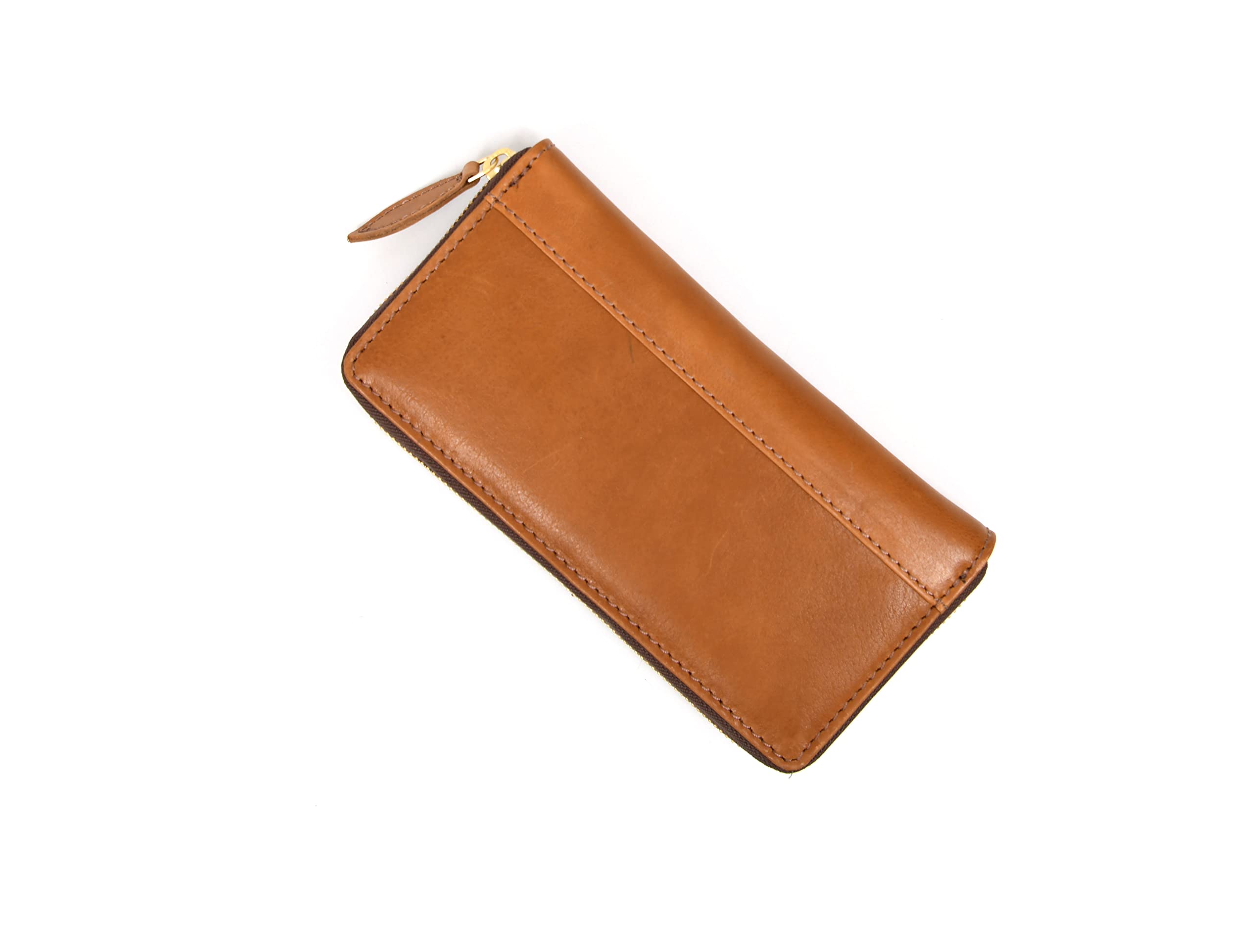 Women's RFID Blocking Large Capacity Leather Wallet Zip Around Phone Clutch Large Travel Purse Wristlet (Seaweed)