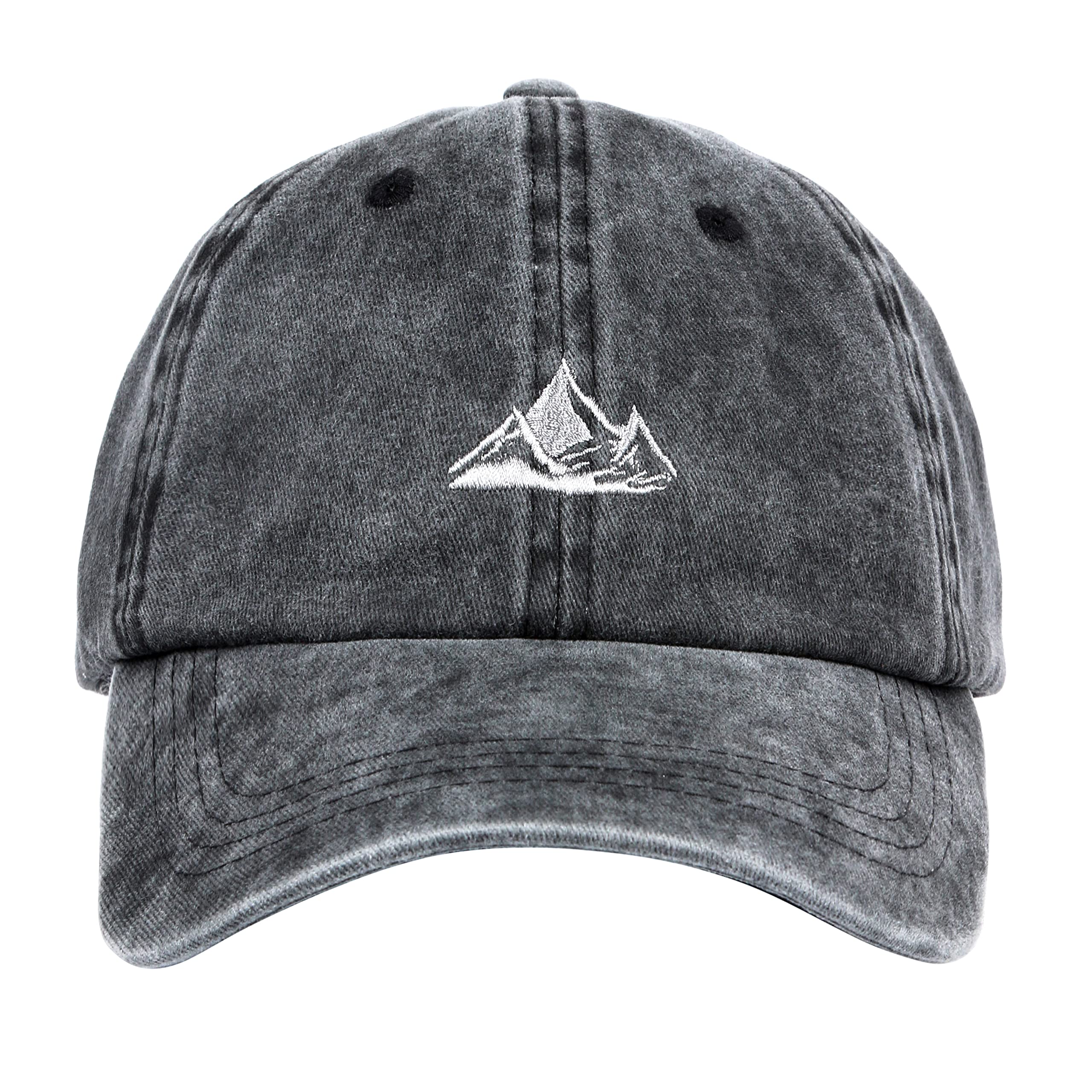 DASMINI Dad Hats for Men Womens Baseball Caps Mountain Hat Adjustable Unstructured Vintage Outdoor Cap(Winery)