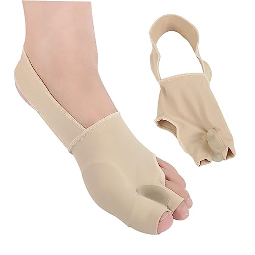 LALAFINA 1 Pair Night Splint Thumb Brace Foot Protectors for Feet Hallux Valgus Separator Bunion Sock Protector Big Toe Brace for Bunion Ease Foot Pain Socks Thumb Bunions Protector Gloves