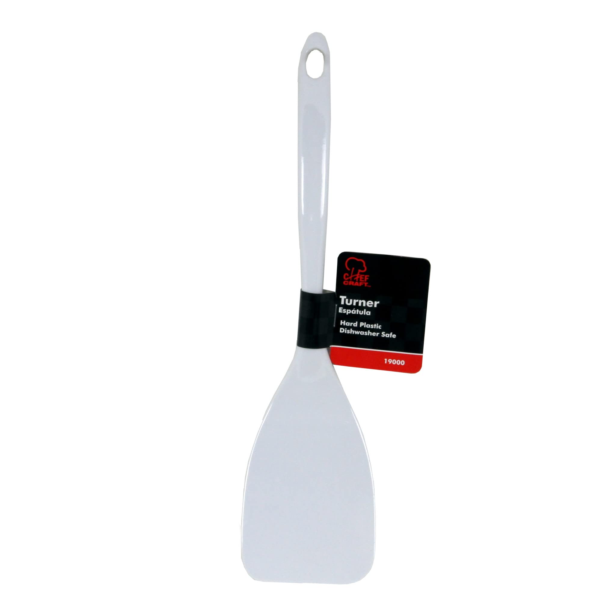 Chef Craft Basic Melamine Kitchen Tool and Utensil, 9 Piece Set, White