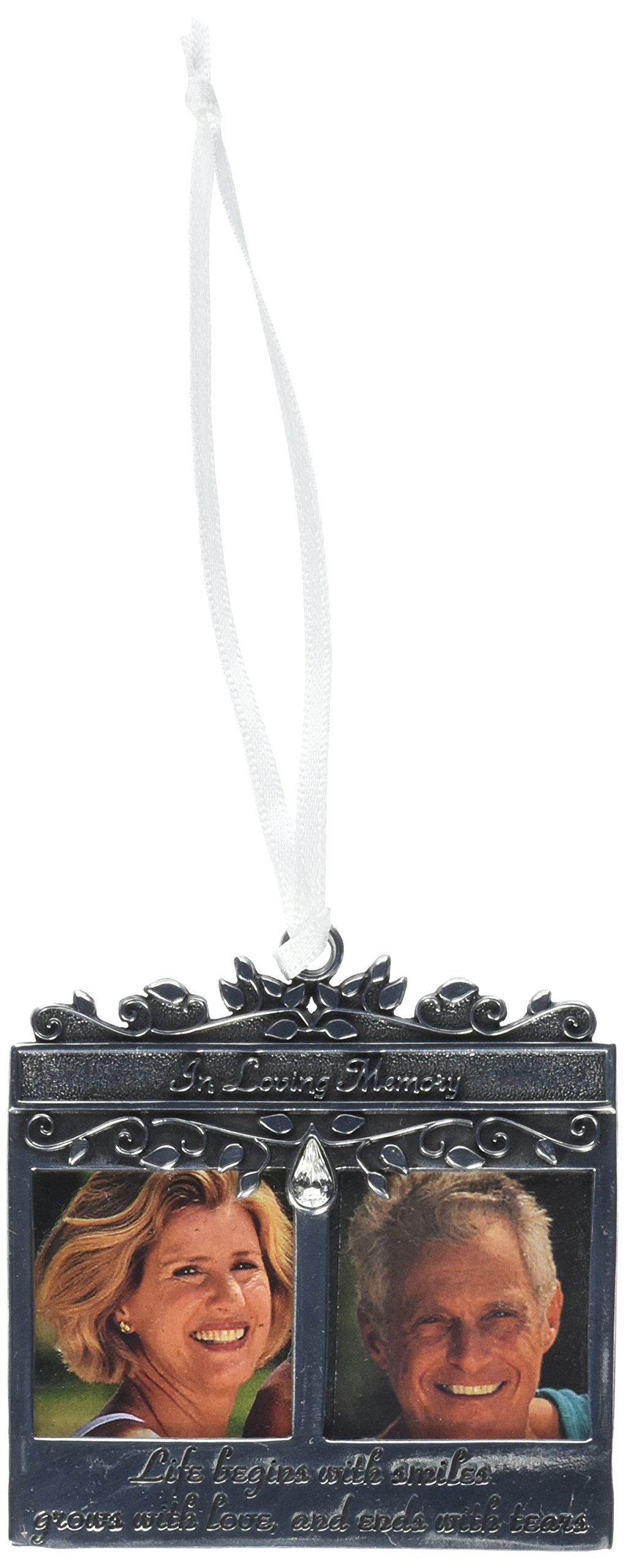 Cathedral Art Loving Double Photo Frame Memorial Ornament