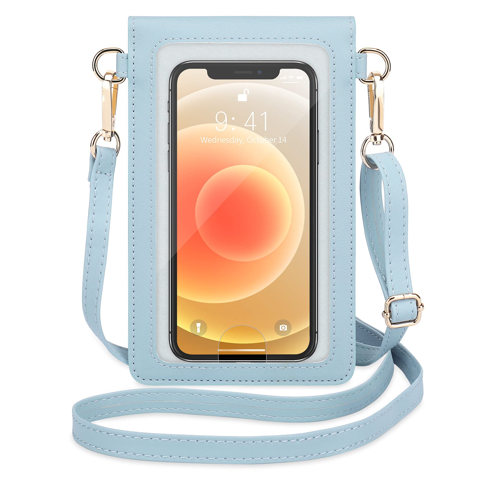 seOSTO Cell Phone Purse, Lightweight Small Wallet Purses And Handbags With 2 Shoulder Strap For Women