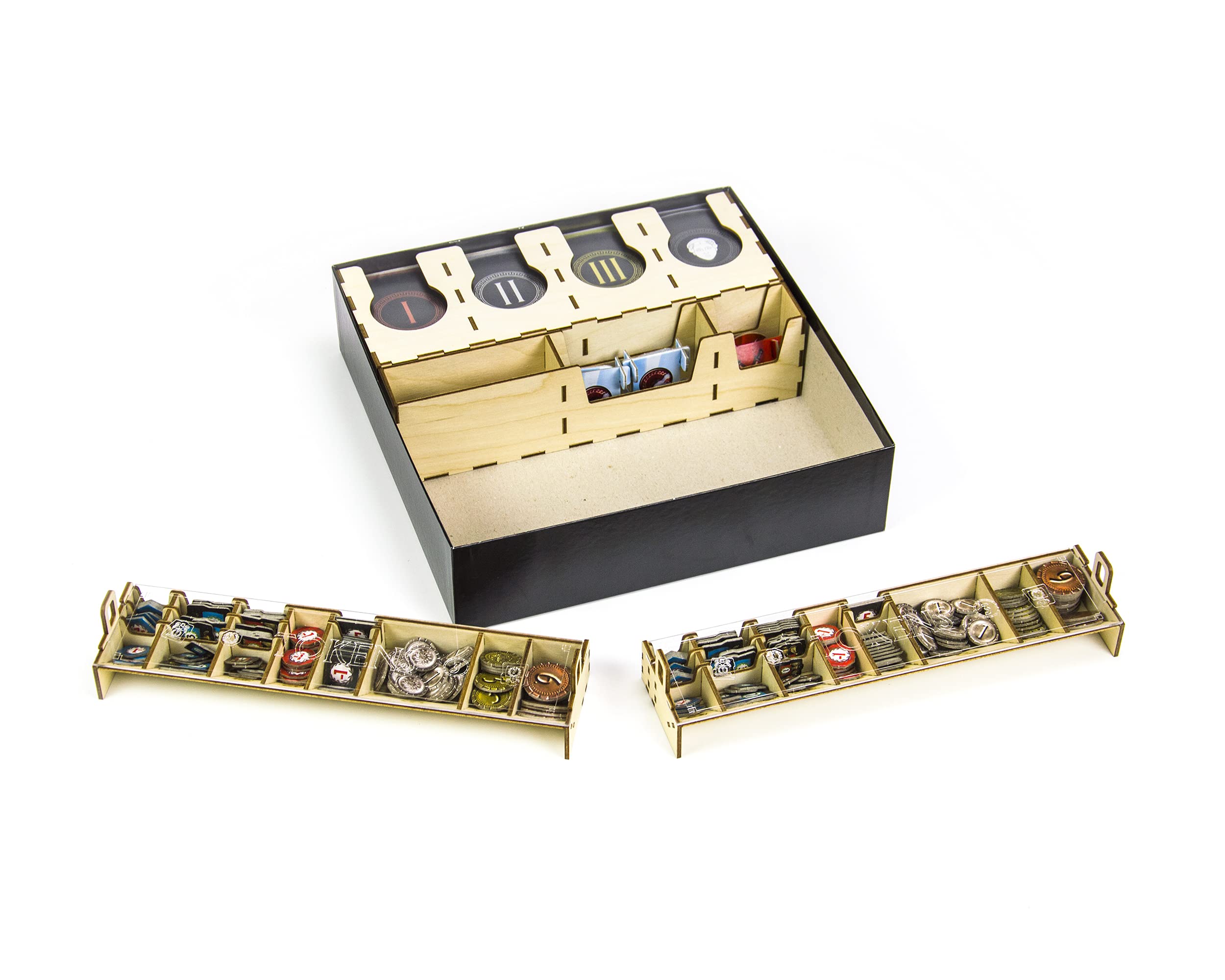Wonderment Organizer 2nd Edition for 7 Wonders Second Edition by Gaming Trunk