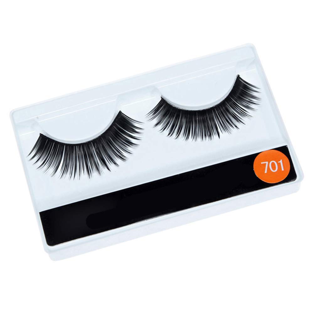 Colorido 1 Pair Realistic Thick False Eye Lashes Eye Maquillage Woman False Lashes