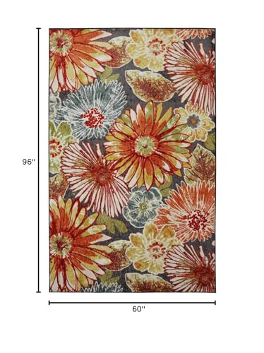 Mohwk Home floral Area Rug, Charm (5' x 8')