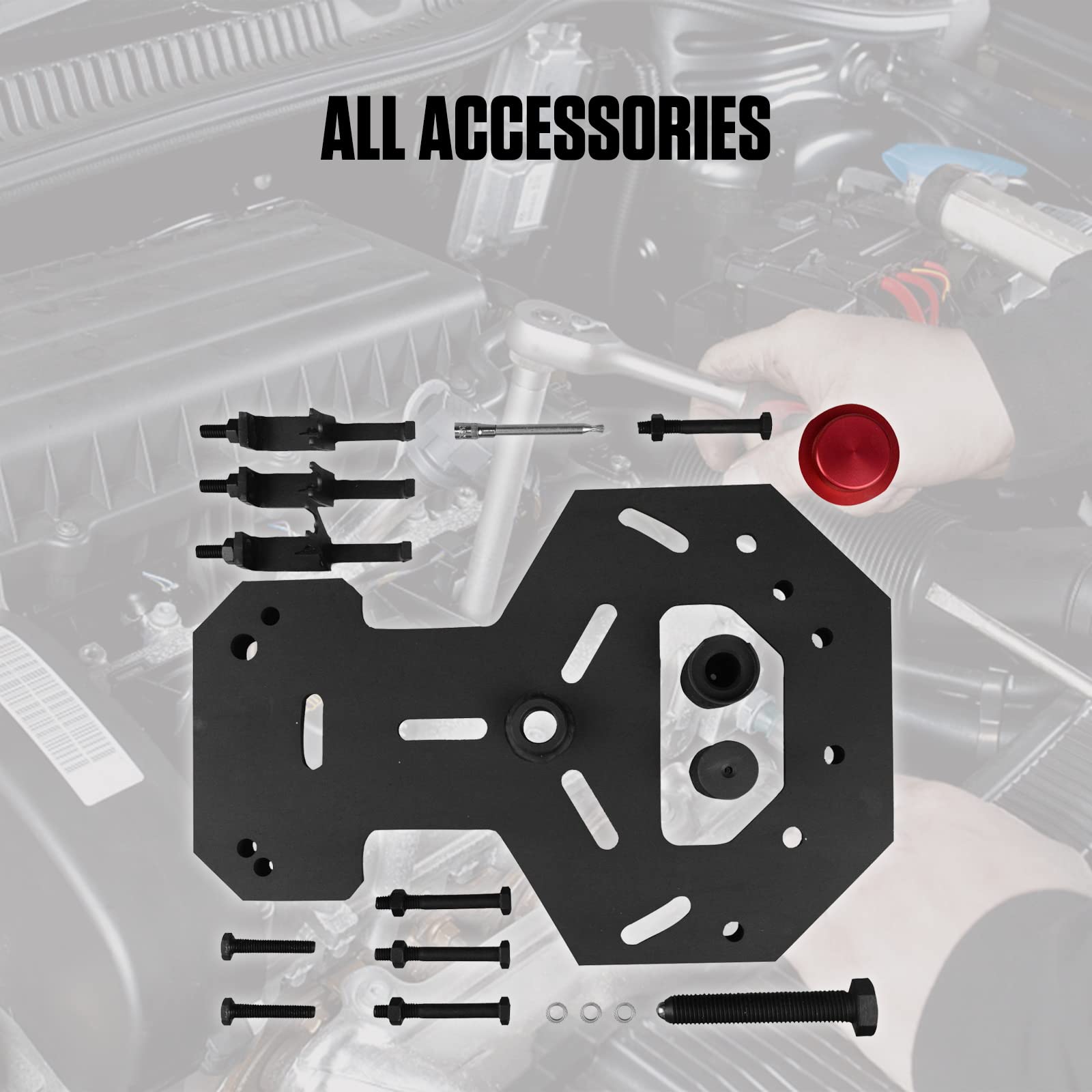 CATUDIY Dual Clutch Transmission Installer and Remover Tools, DPS6 Dual Clutch Disassembly Tool Clutch Remover Kit Compatible for Ford DSG Volvo Focus Replace FM Number 307675