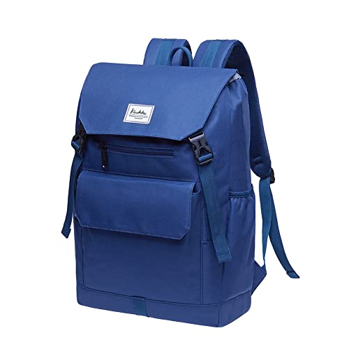 KAUKKO Stylish Oxford Fabric Backpack Travel Rucksack lightweight Hiking Bag Satchel BLUE,18L