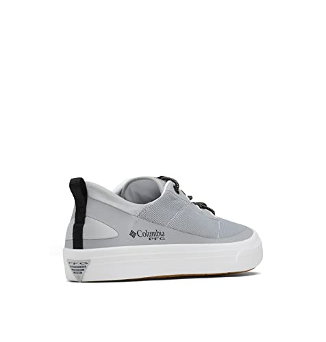 Columbia Men's Bonehead PFG Boat Shoe, Steam/Black, 11