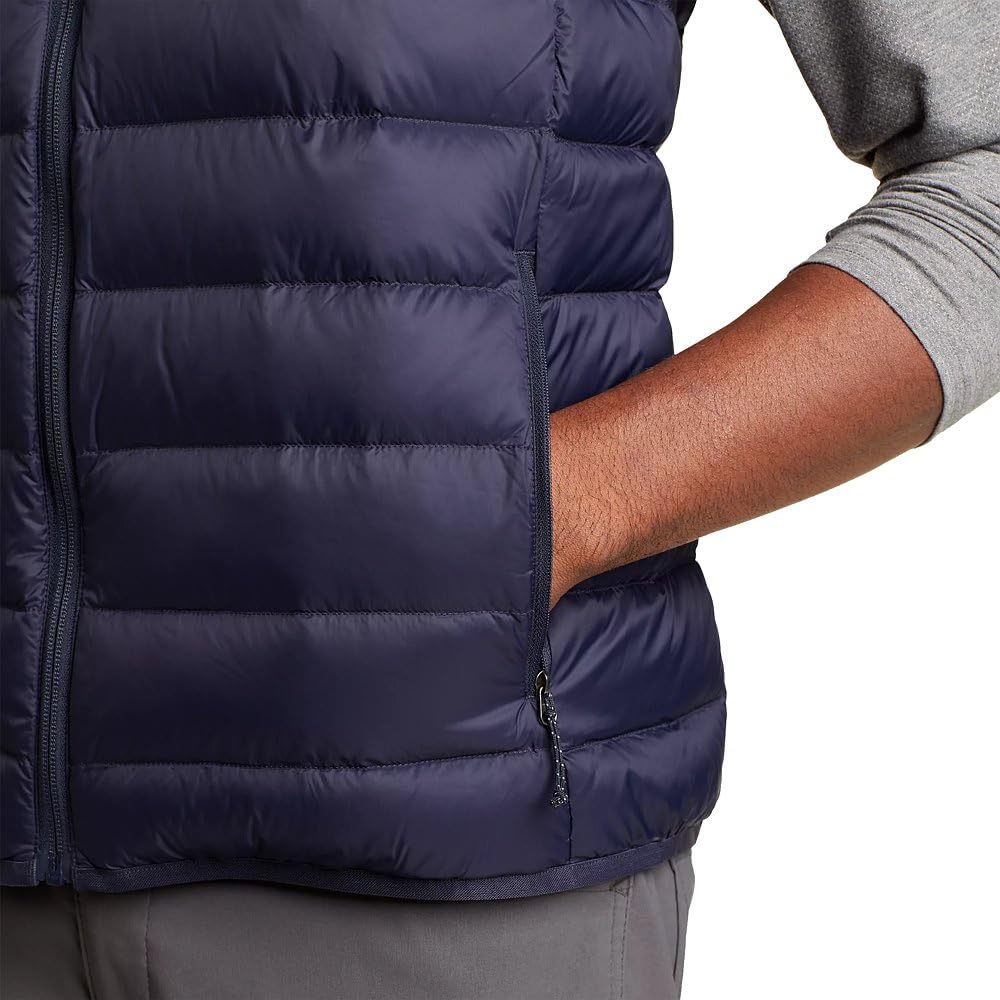 Eddie Bauer Men's Cirruslite Down Vest, Atlantic Recycled, Medium