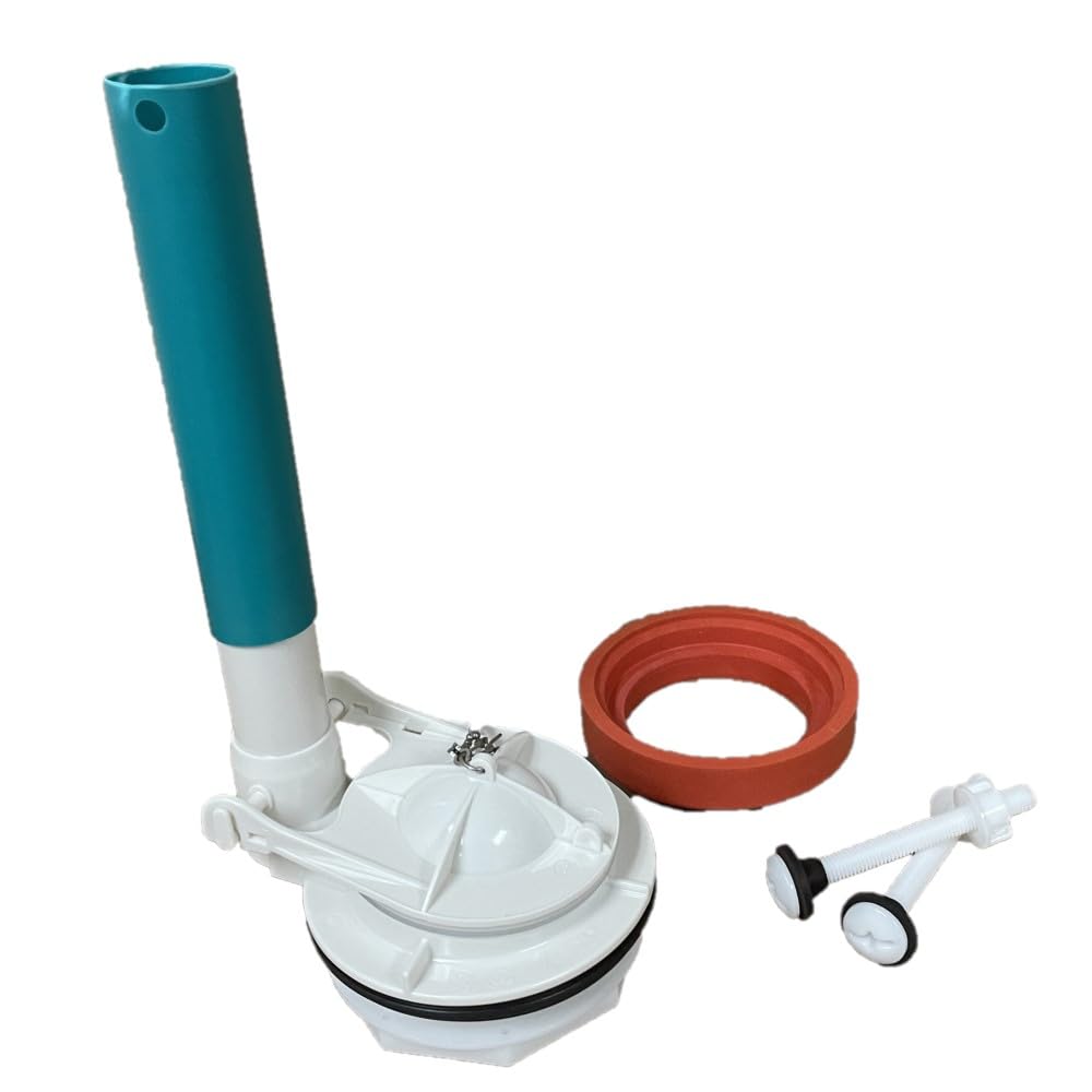Champion 4 Two Piece Toilet Replacement Flush Valve With Overflow Extension Tube by NuFlush fits American Standard 3174.002-0070A