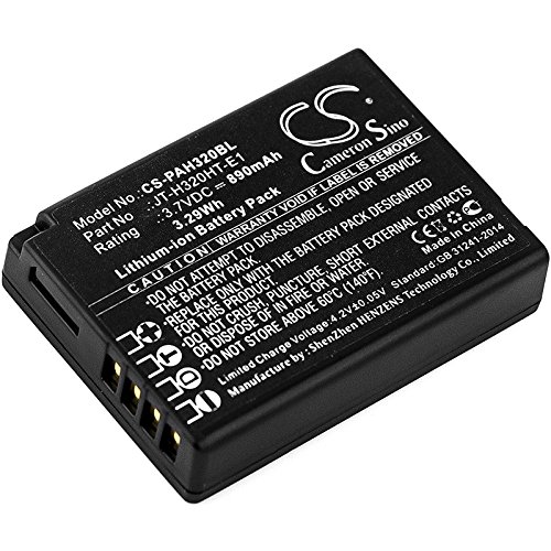 Cameron Sino New Replacement Battery Fit for Panasonic H4320HT, Handheld H320, JT-H320HT, JT-H320HT-E1, JT-H320HT-E2(890mAh / 3.29Wh)