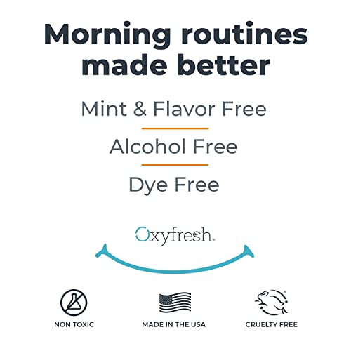 Oxyfresh Gentle Formula Unflavored Mouthwash β Perfect for Ultra Sensitive Gums & Teeth β No Mint, Zero Alcohol, Flavor Free β Fresh Breath. 16 oz.