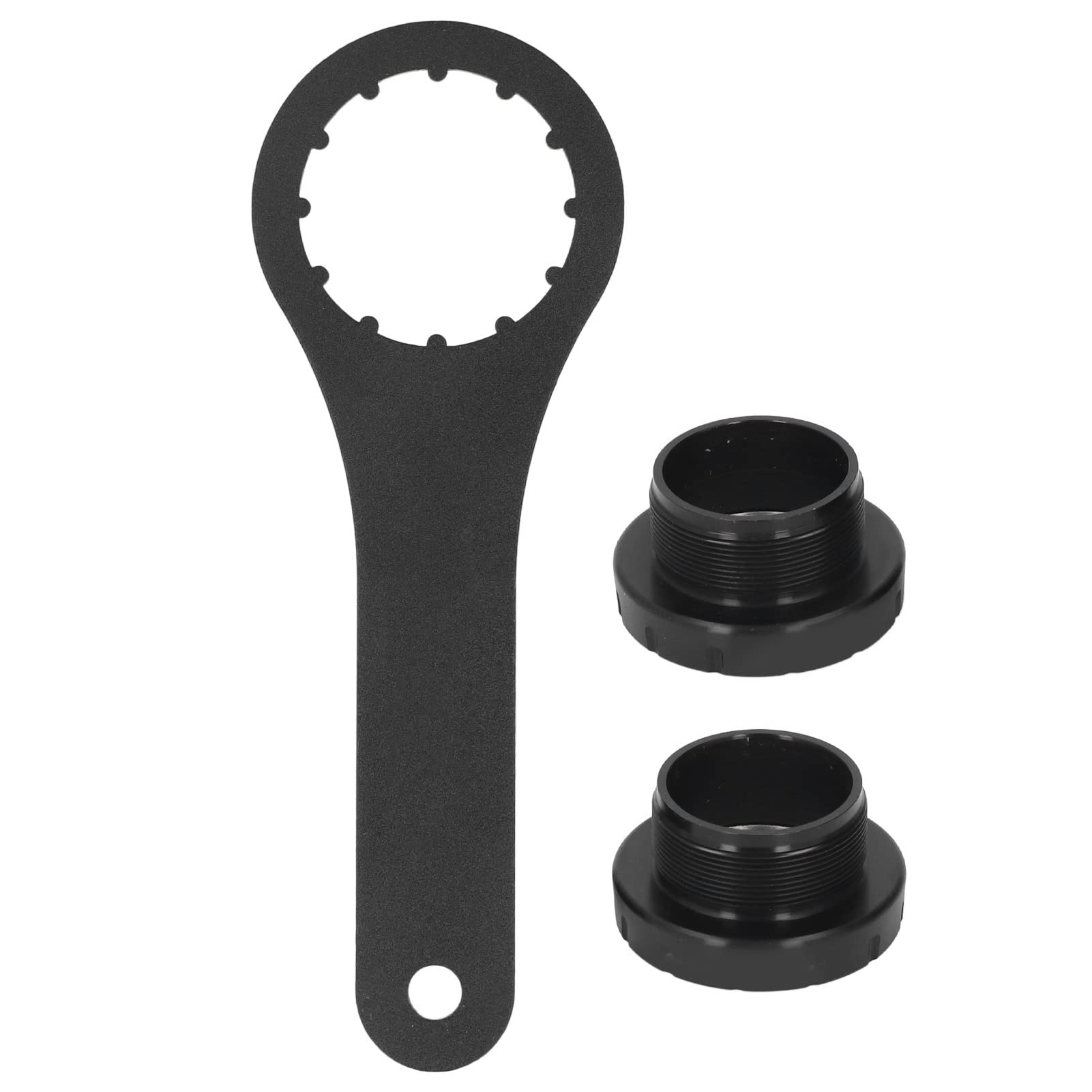 DAUERHAFT Mountain Bike Center Shaft, Exquisite Aluminum Alloy Lightweight Bike Threaded Bottom Bracket for Road Bikes