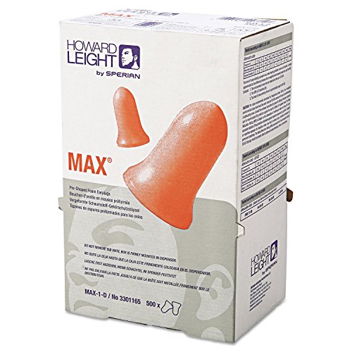 Howard Leight by Honeywell Ear Plugs, 33dB, W/o Cord, Univ, 500 Pack