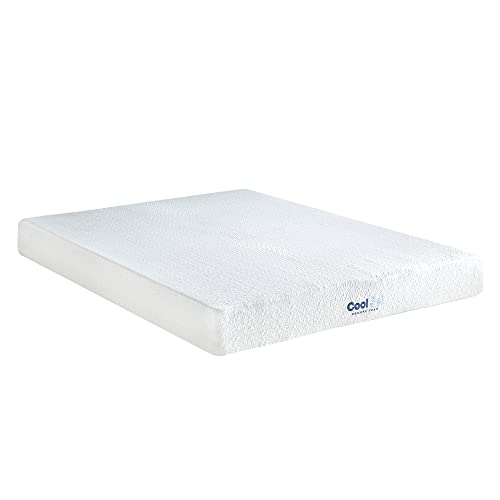 Classic Brands Cool Gel Memory Foam 14-Inch Mattress with Bonus Pillow | CertiPUR-US Certified | Bed-in-a-Box, Twin