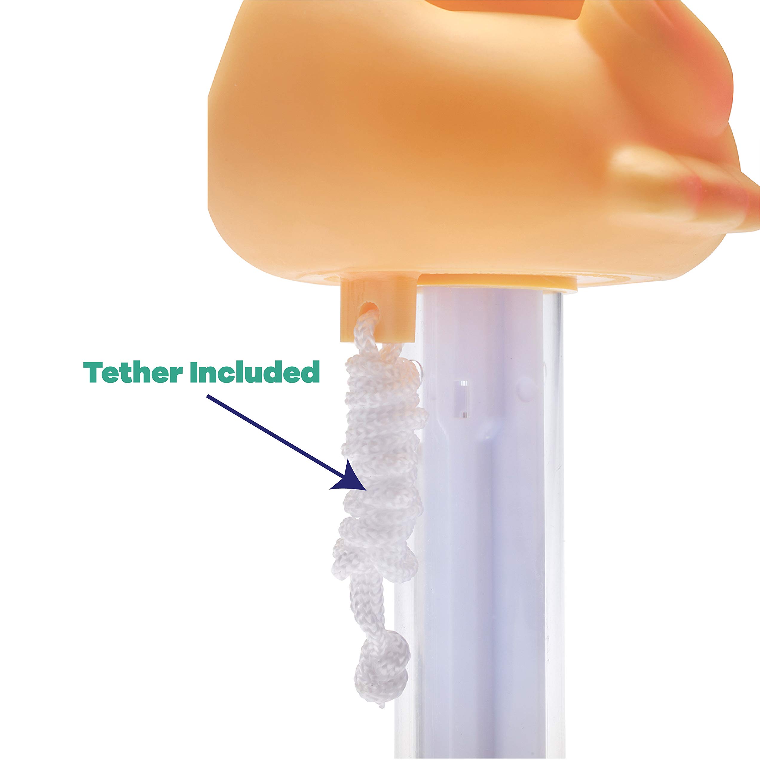 GAME 2700 Shark Spa and Pool Thermometer, Shatter-Resistant Casing Tether Included, Fahrenheit and Celsius, 9-in height x 3-1/2-in diameter